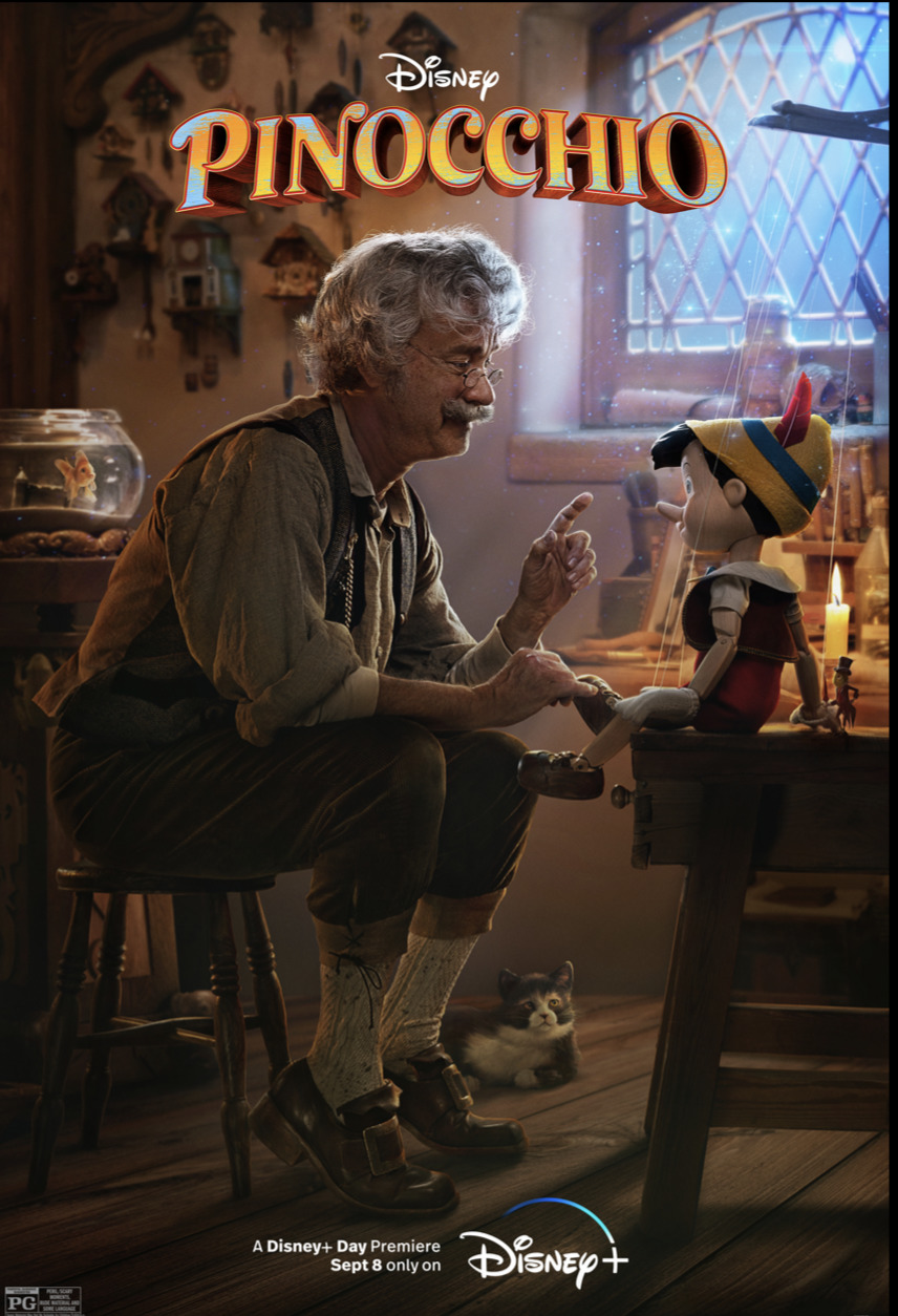 Pinocchio | Disney+ / Full Trailer : Starring Tom Hanks, Joseph Gordon ...