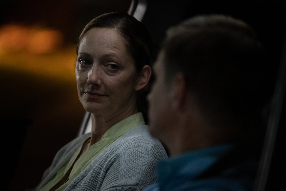 Eric Larue Actors Judy Greer and Alex Skarsgård Interview